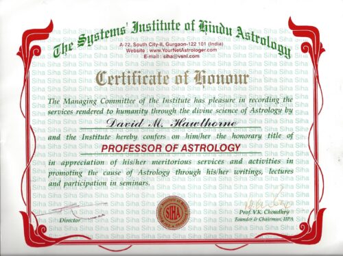 David Hawthorne, MS, JB, JA – Astroview